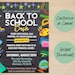 Back to School Party, Back to School Bash, School Open House Flyer ...