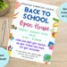 Back to School Open House, Back to School Night, School Open House ...