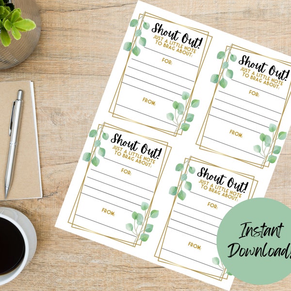 Shout Out Cards - Etsy