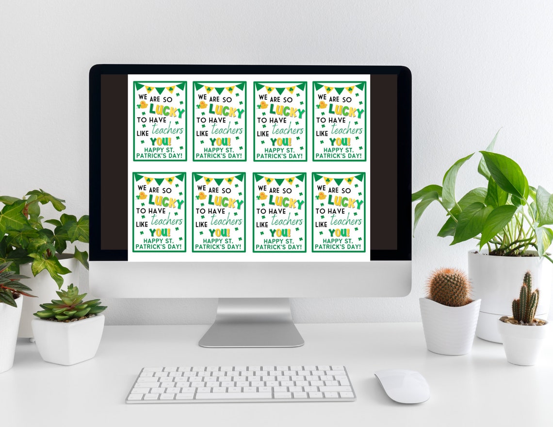 Teacher Appreciation Holiday St Patrick's Day Tag PTO PTA We Are so ...