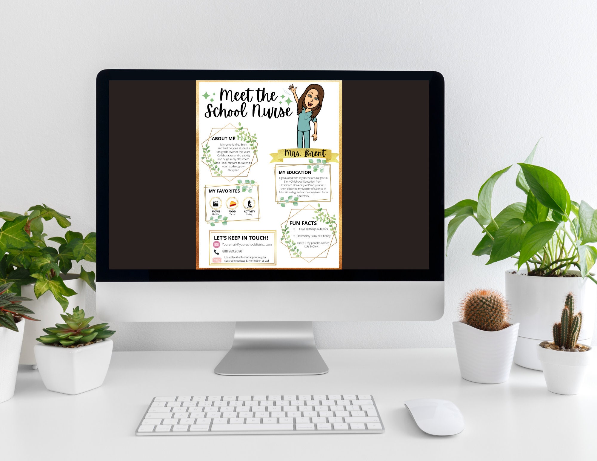 Meet the School Nurse Editable Template, Back to School Welcome Letter ...