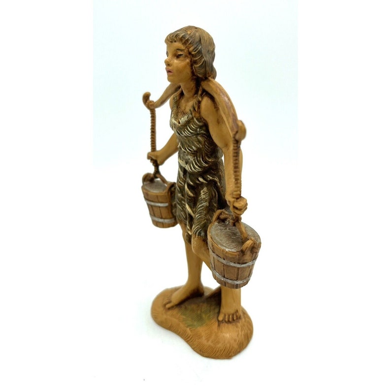 Vintage 1983 Fontanini Roman Noah Water Boy With Buckets 5 Scale Italy ...