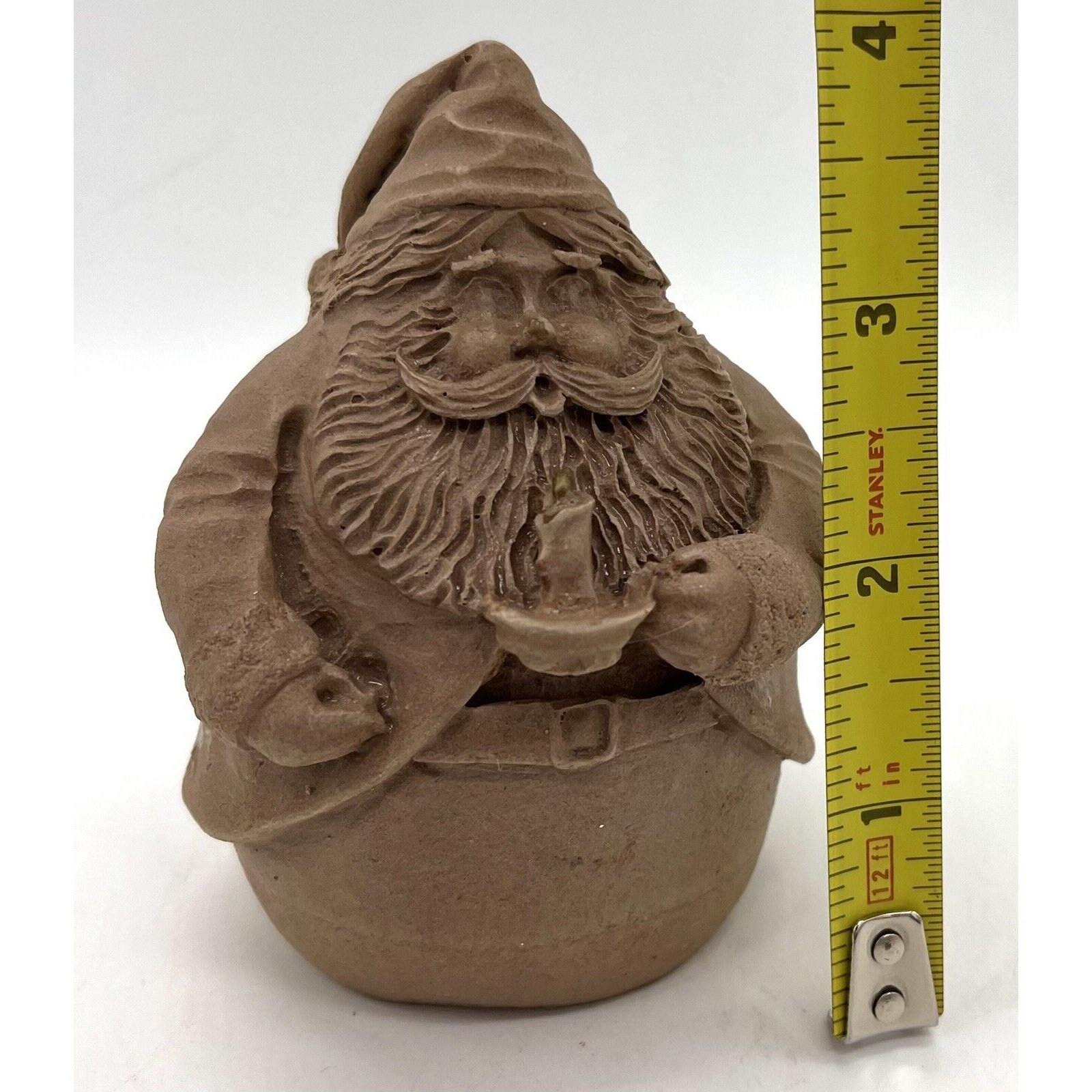 VTG 1990 Jim Shore Unfinished Roly Poly Santa Claus With Candle ...