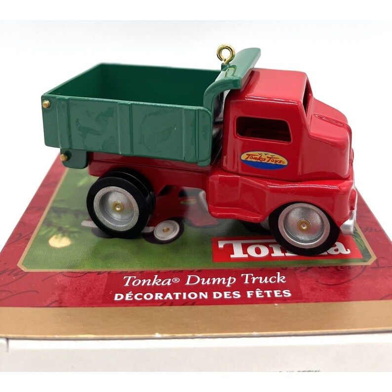 Hallmark Hasbro Die-cast Tonka Dump Truck Christmas Ornament in Box ...