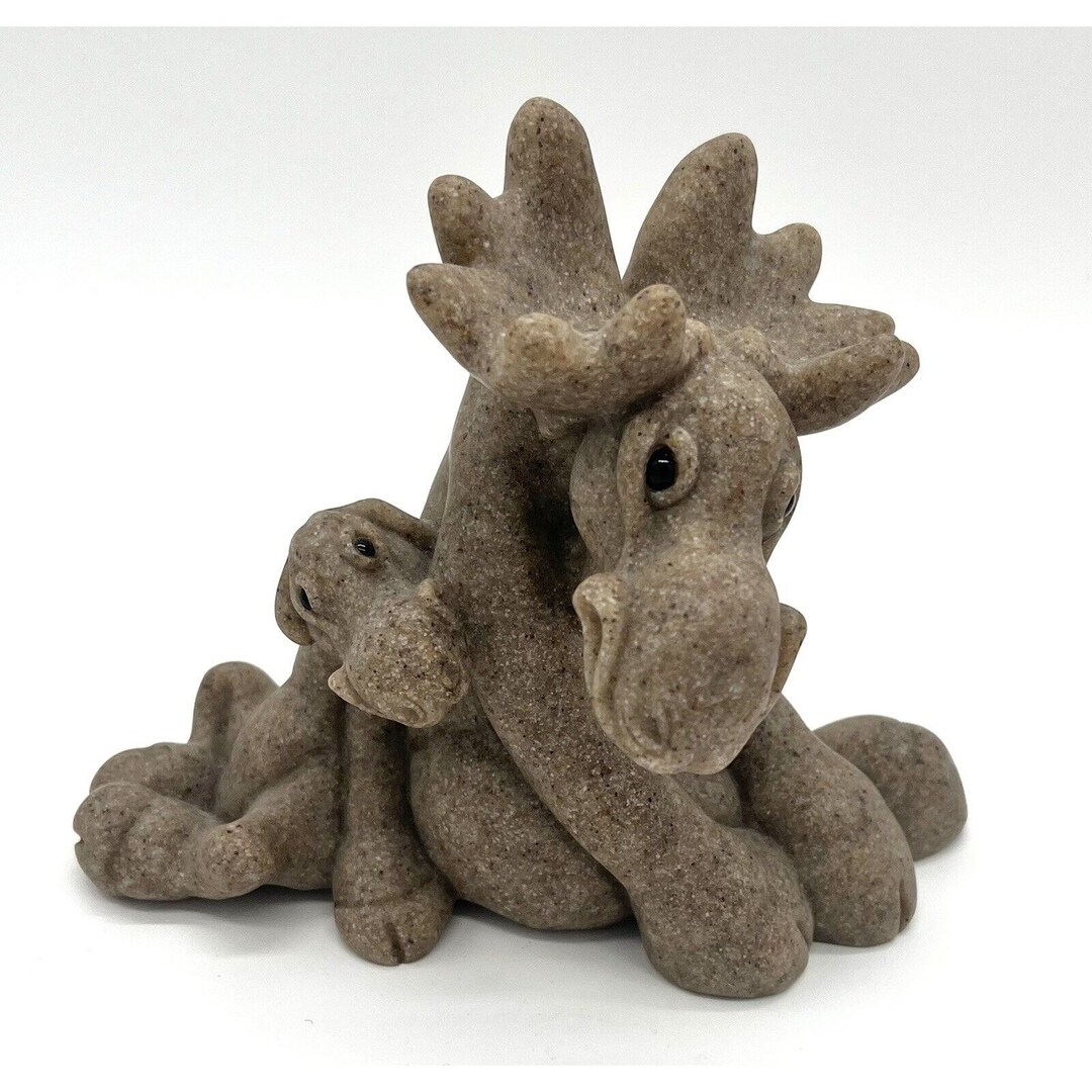 Quarry Critters Second Nature Design 2001 Matilda & Max Moose Vintage ...
