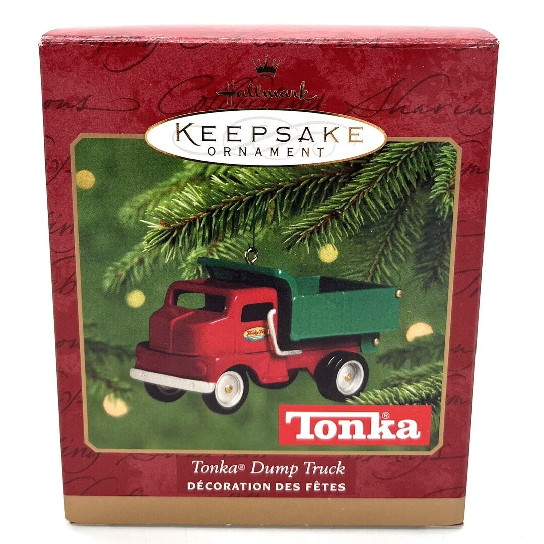 Hallmark Hasbro Die-cast Tonka Dump Truck Christmas Ornament in Box ...