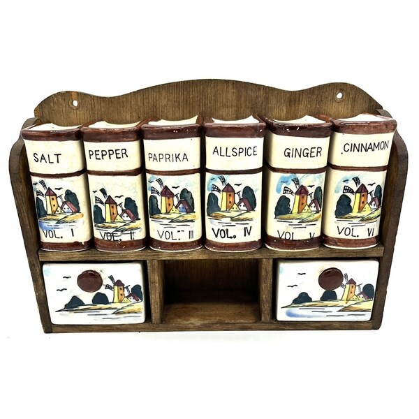Ceramic Japanese Spice Rack - Etsy