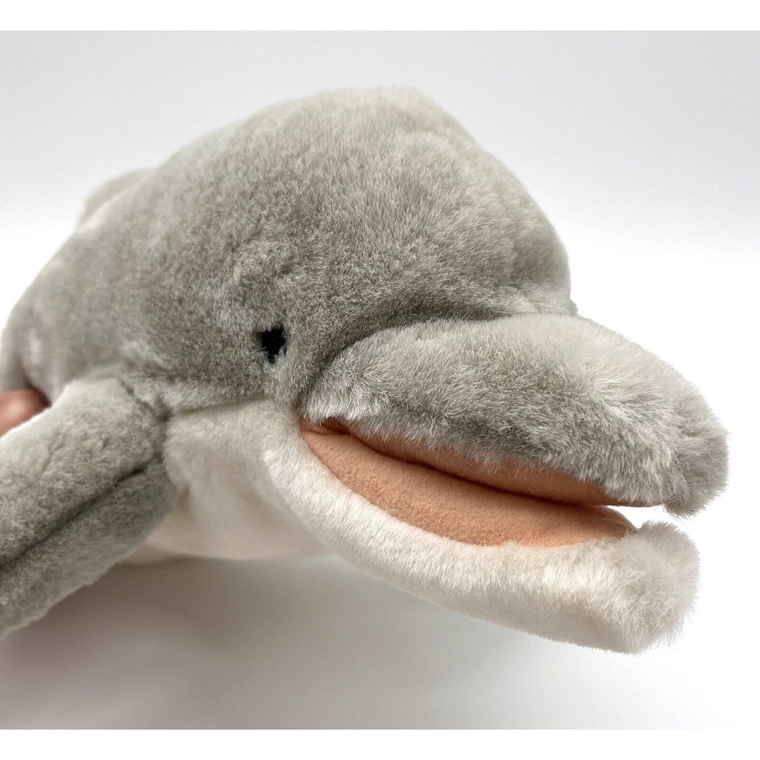 Vintage 1995 Wildlife Artists Inc Bottlenose Dolphin Hand Puppet Full ...