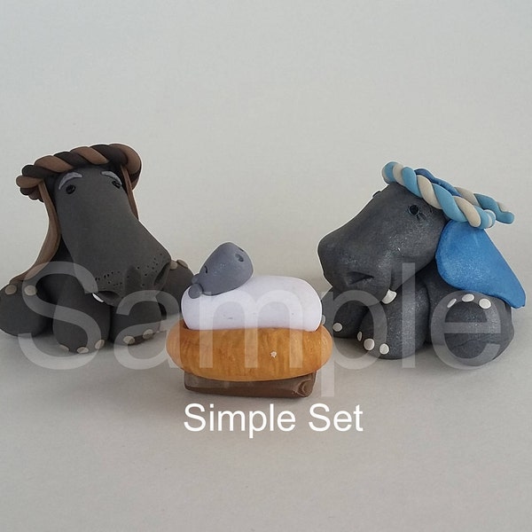 Clay Hippo - Etsy