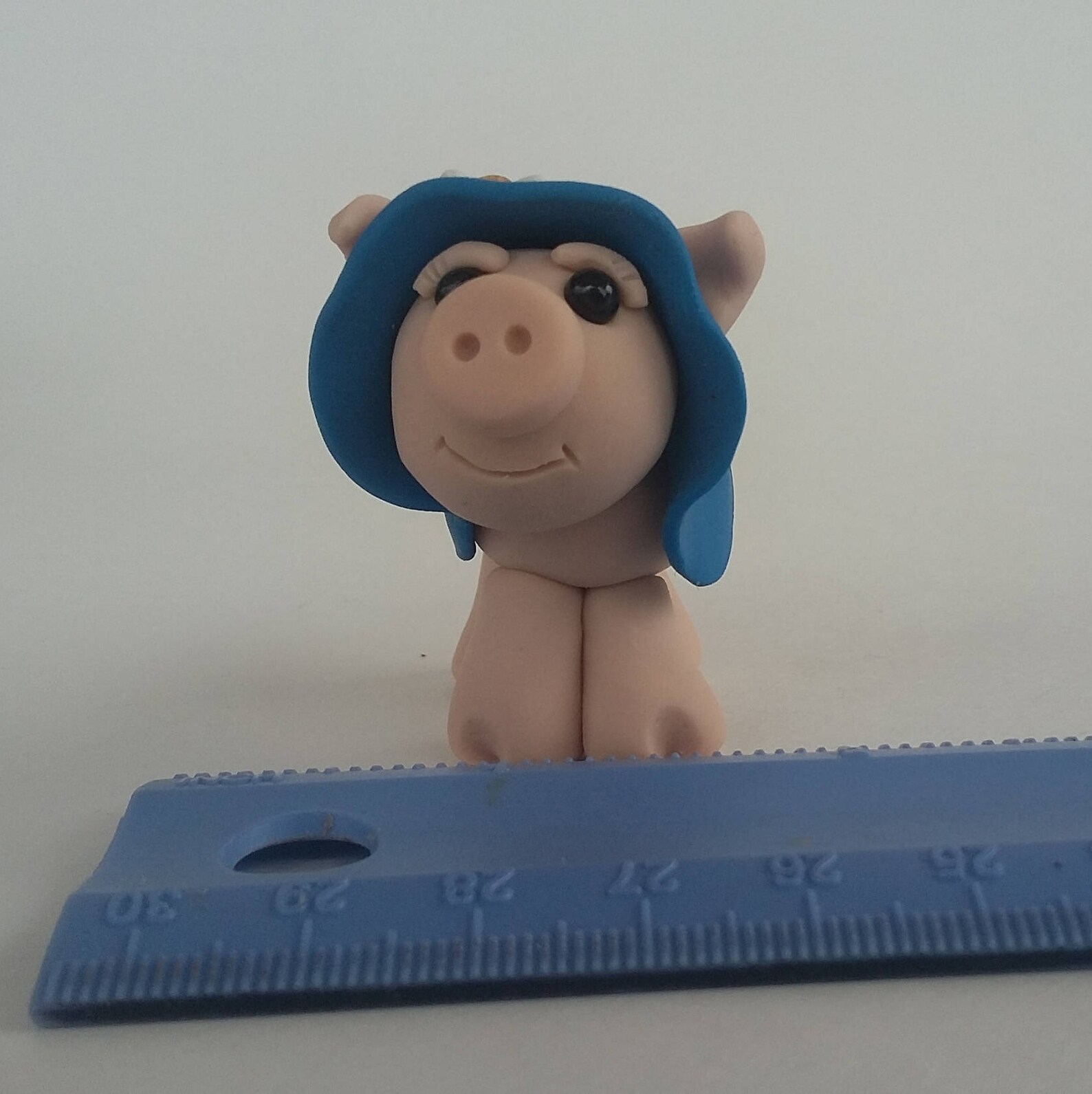 Pig Nativity Set: Handmade Polymer Clay Manger Scene - Collectible ...