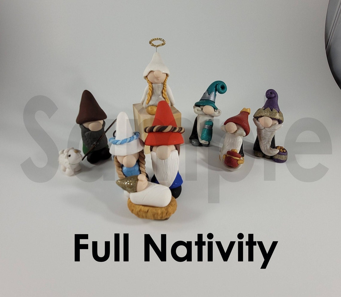 Gnome Nativity - Etsy