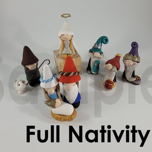 Gnome Nativity - Etsy