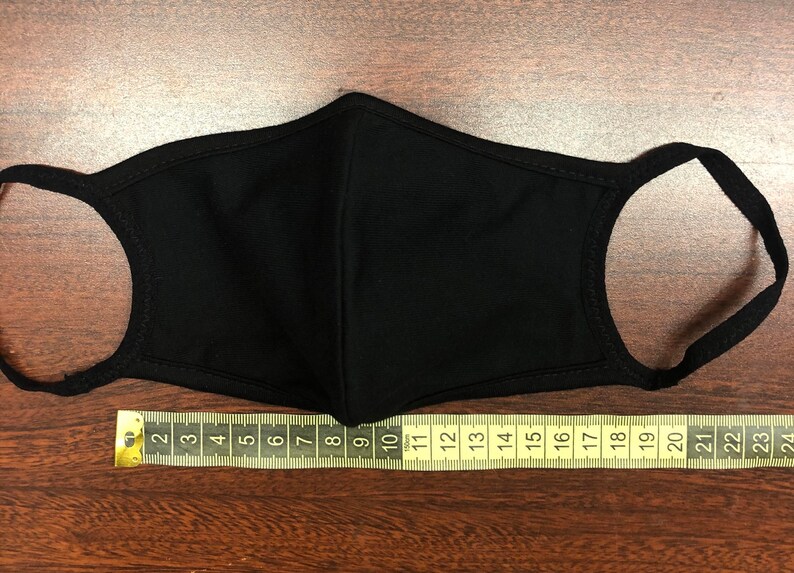 Women's Reusable Black Cotton Cloth Face Mask Breathable - Etsy