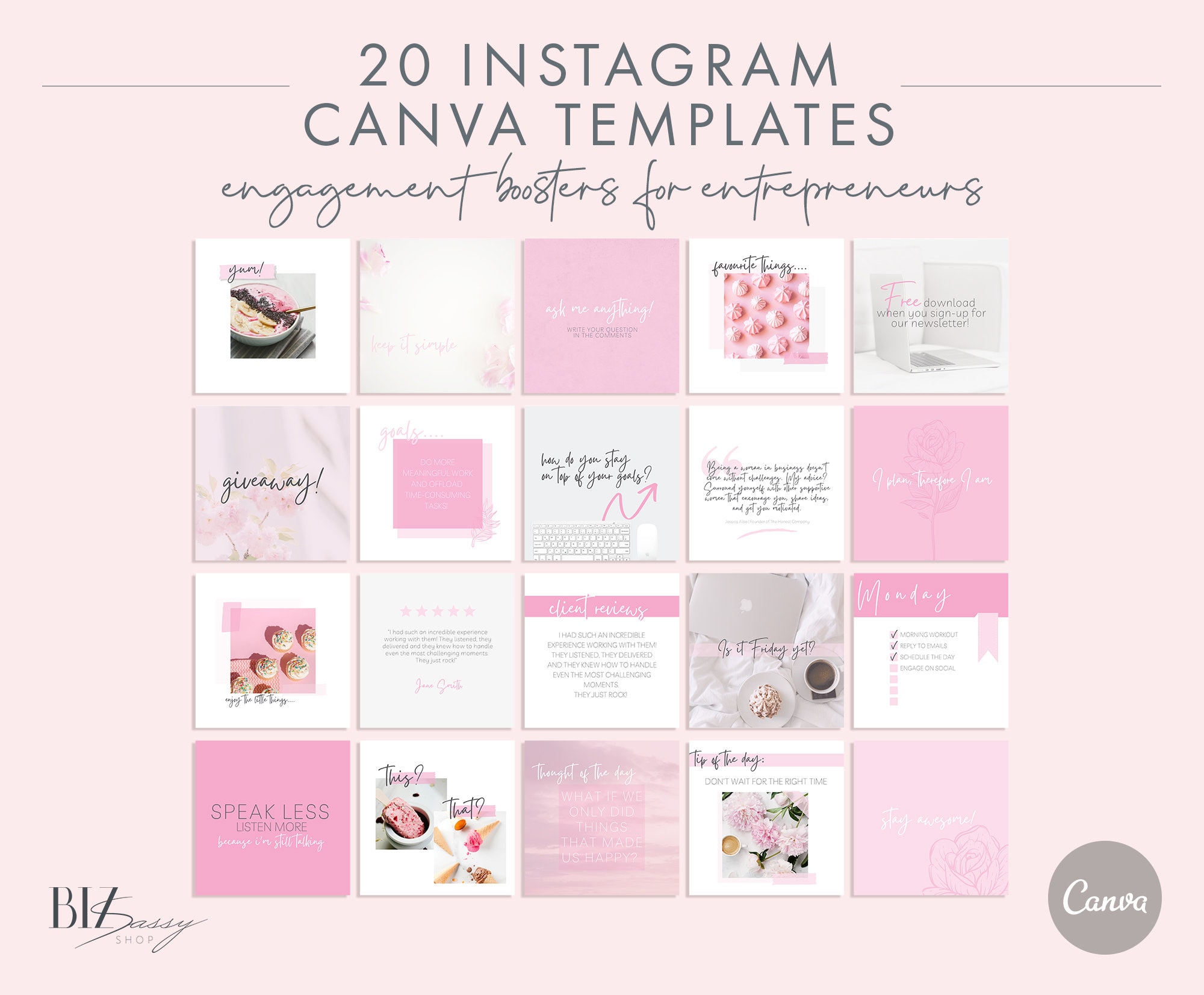Instagram Canva Templates, Social Media Canva Templates, Instagram Post ...