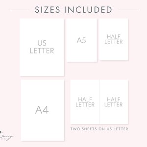 Printable Planner Bundle, Planner Printables, Undated Planner, Planner ...