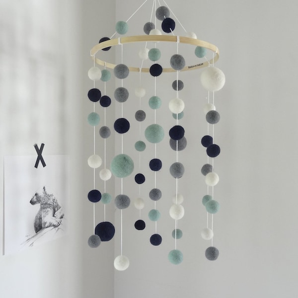 Modern Baby Mobile - Etsy