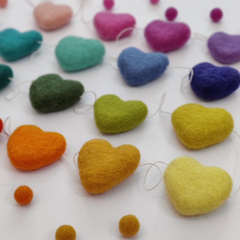 Heart Garland - Etsy