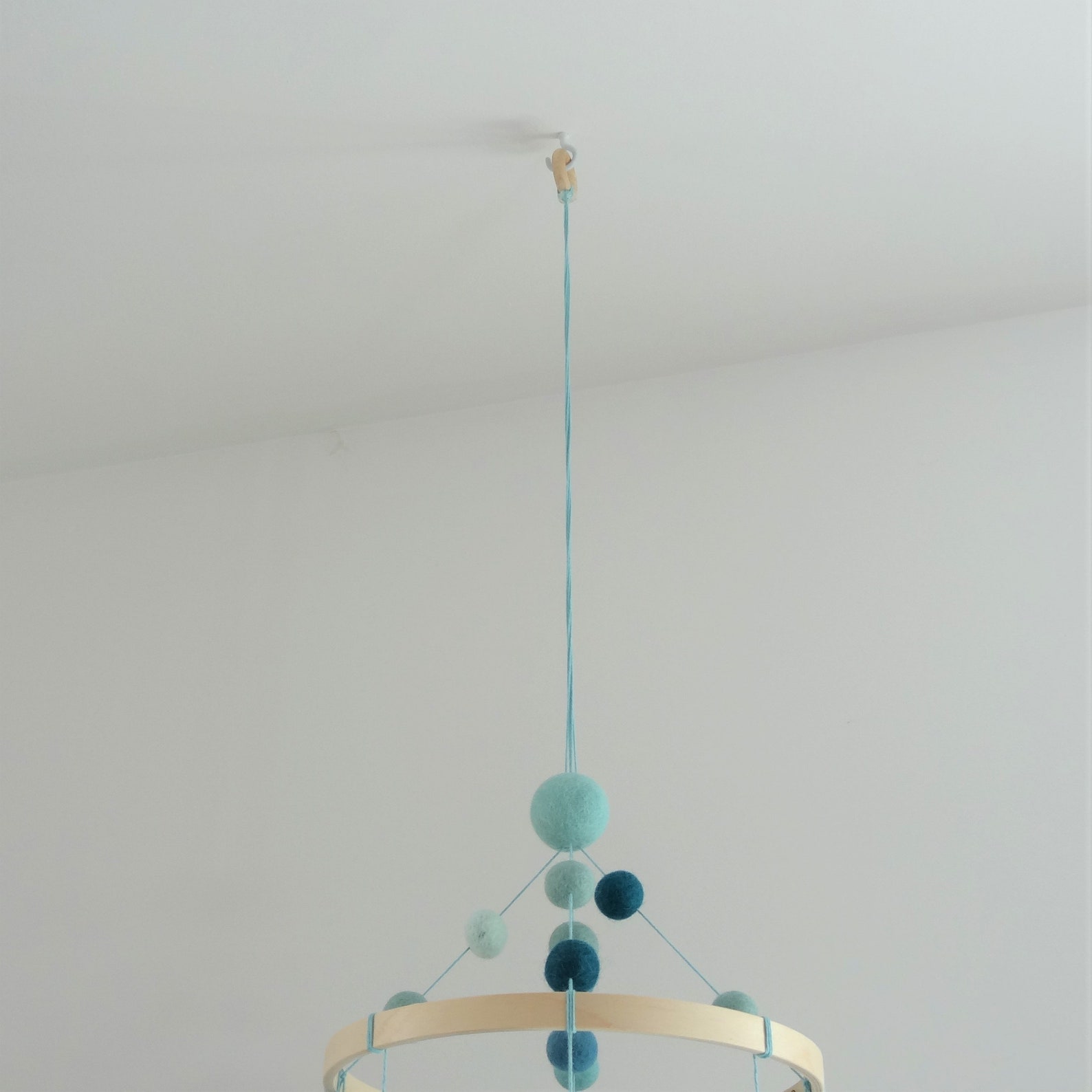 Baby Mobile/nursery Mobile/ceiling Mobile/turquoise Aqua Mint - Etsy