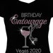 Birthday Entourage Wine Trip Bling Shirt, Birthday Bling Trip Shirt ...