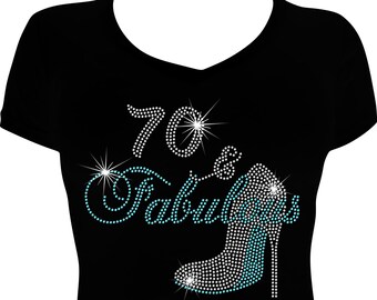 Bling 70 and Fabulous Shirt - Etsy