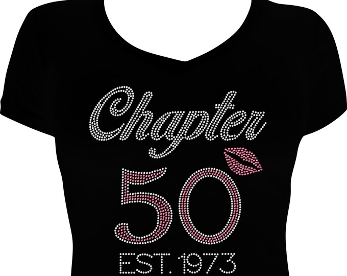 Chapter any Age Est any Year Bling Birthday Shirt, Birthday Bling Shirt ...