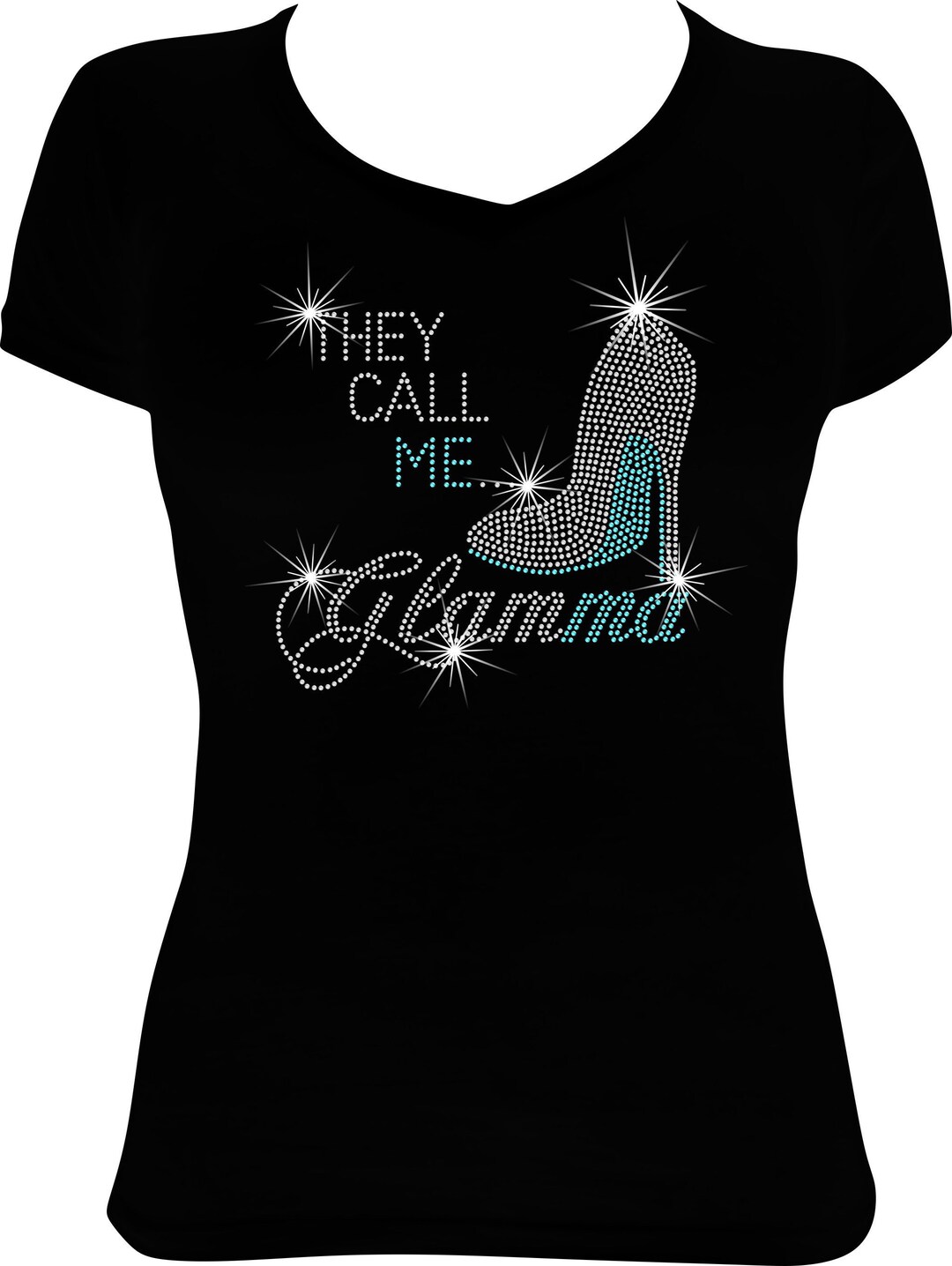 They Call Me Glamma Bling Shirt, Glamma Bling Tshirt, Glamma Shirt ...