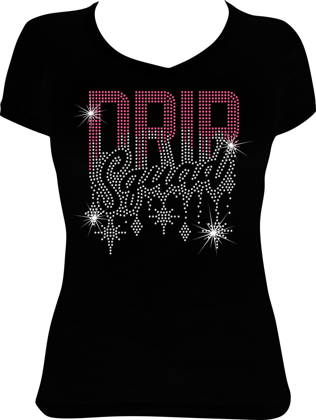 Drip Squad Bling Shirt, Birthday Bling Shirt, Birthday Rhinestone Shirt ...