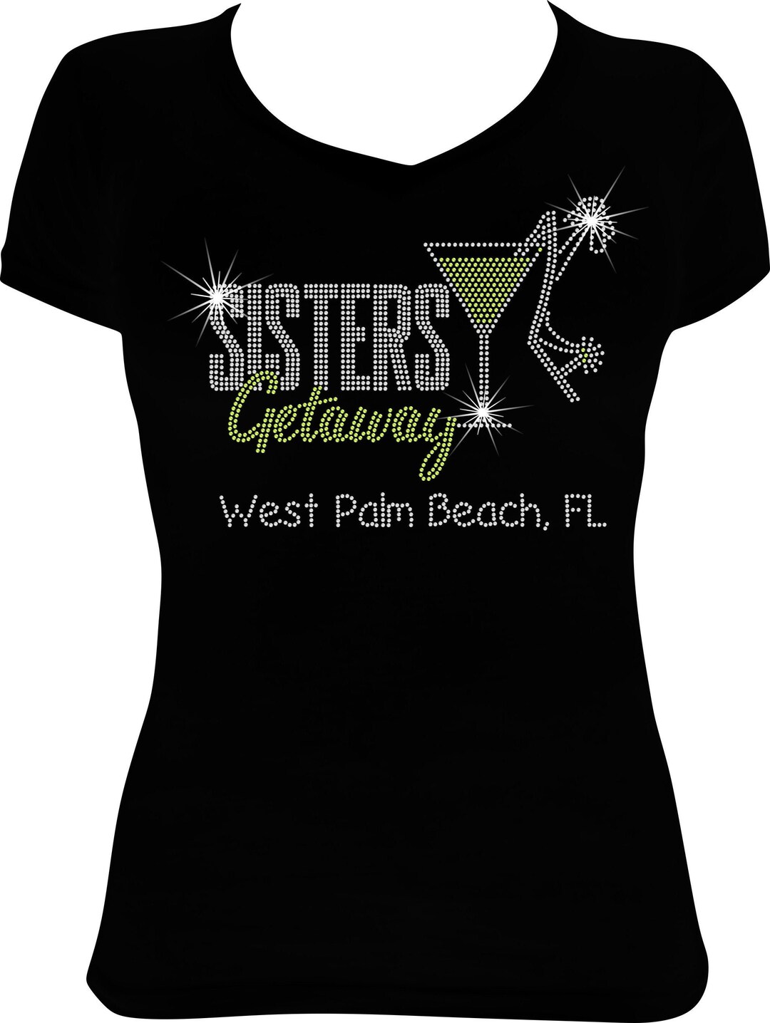 Sisters Getaway Bling Shirt, Bling Shirts, Sisters Trip Shirts, Girls ...