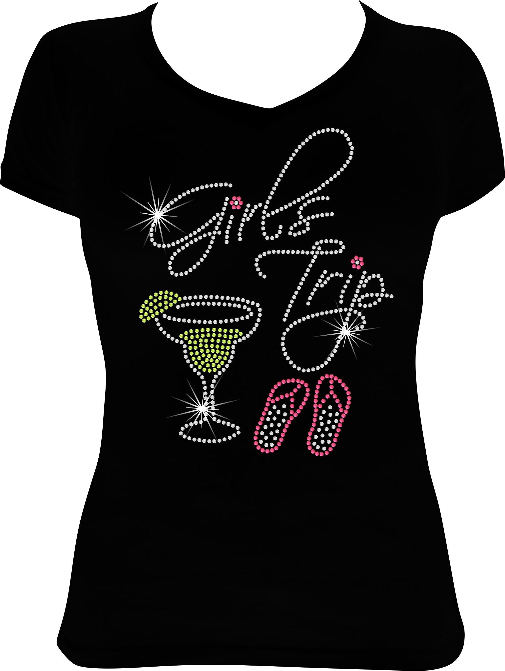 Girls Trip Margarita Bling Rhinestone Shirt Rhinestone Shirts - Etsy