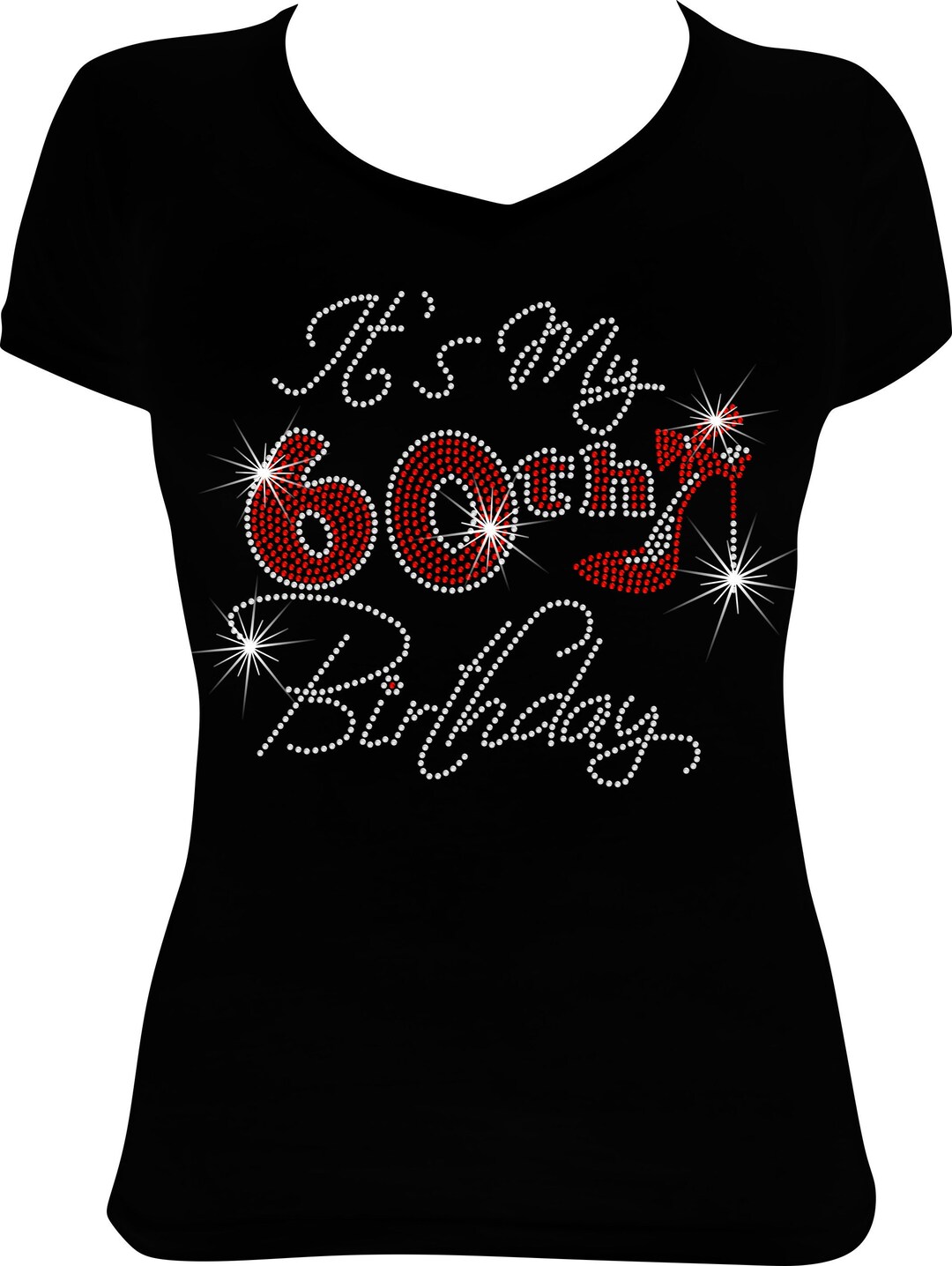 Its My 60th Birthday Bling Shirt Its My 60th Birthday Shirt Woman