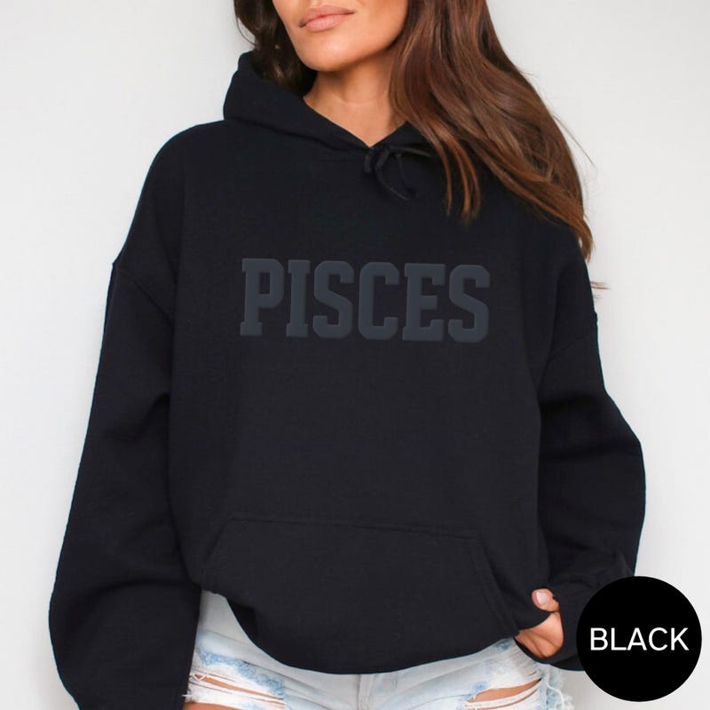 Pisces Shirt Black Women - Etsy