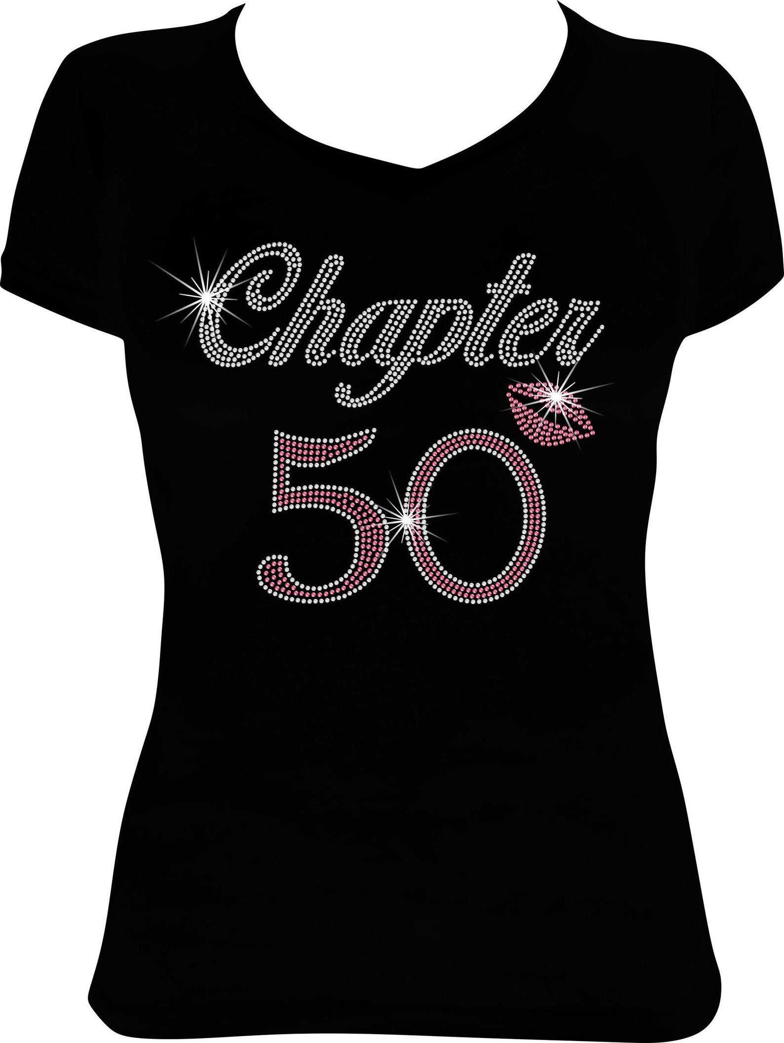 Chapter 50 Bling Birthday Shirt 50th Birthday Bling Shirt - Etsy