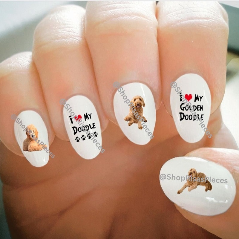 Dog Nail Decal - Etsy