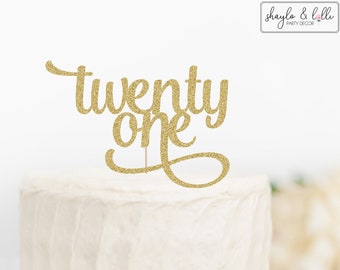 Twenty One Topper - Etsy