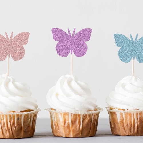 Butterfly One Cake Topper First Birthday Party Decorations - Etsy