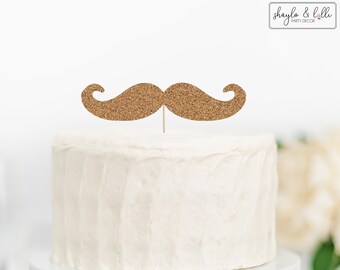 Mustache Cake Topper | Etsy