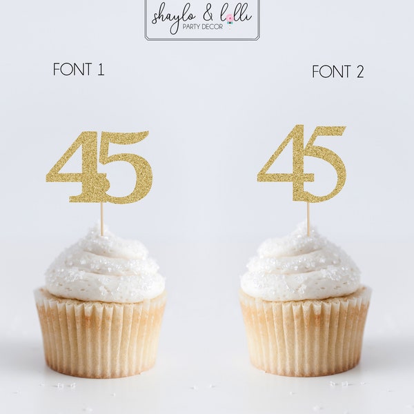 45th Birthday Cake - Etsy