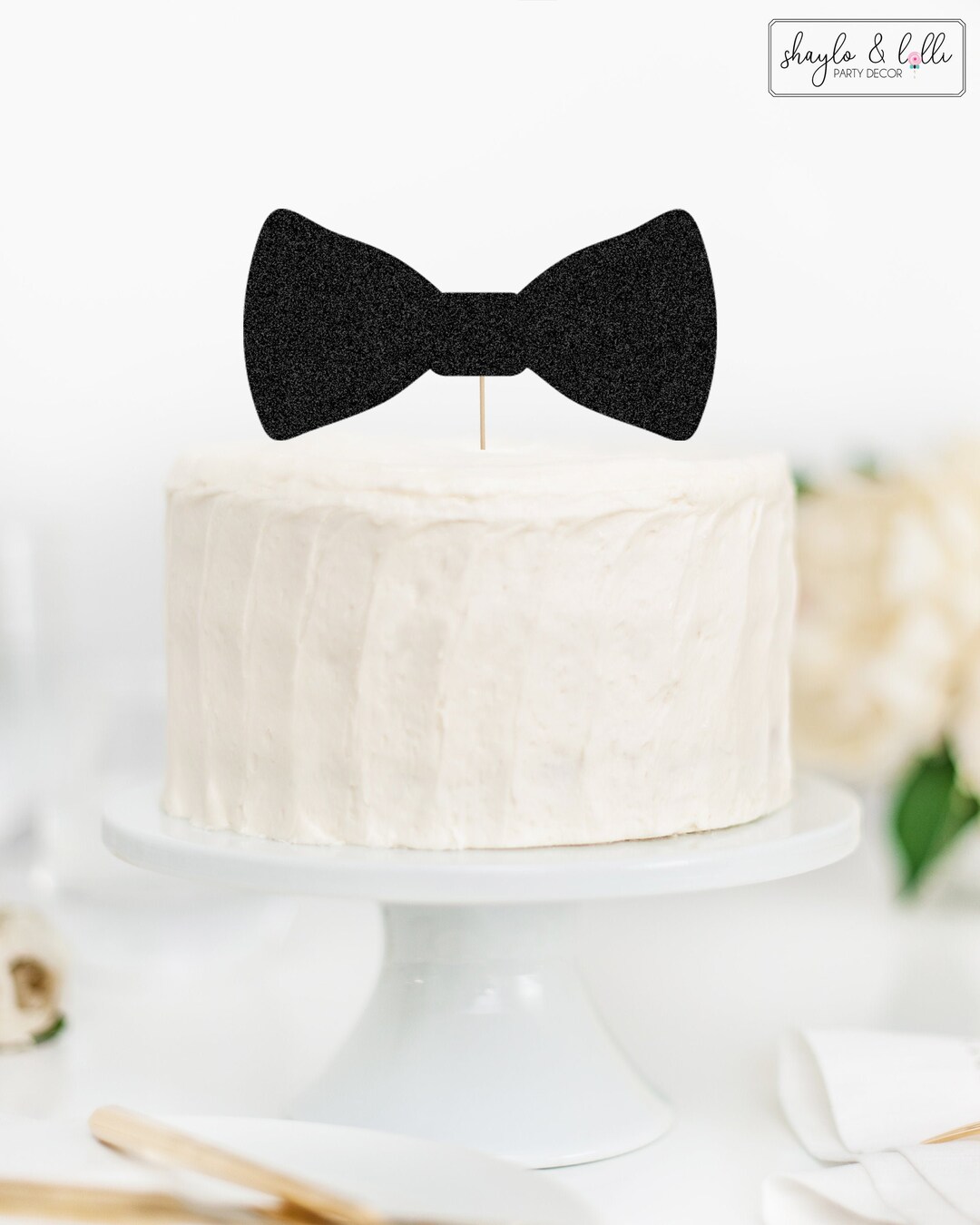 Bow Tie Cake Topper, Little Man Birthday Party, Boy Baby Shower ...