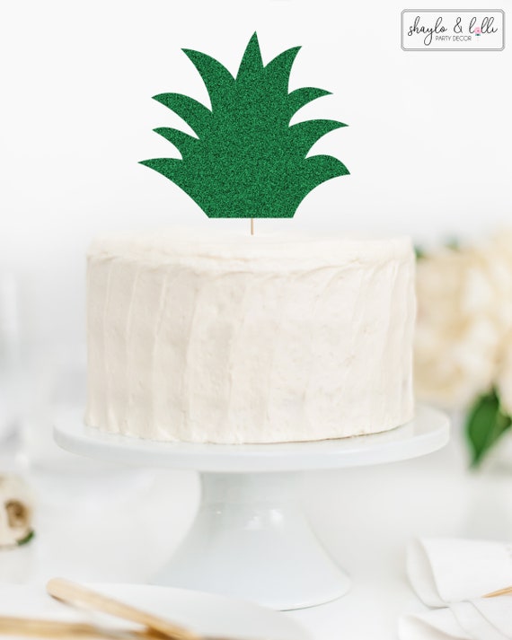Pineapple Top Cake Topper Tropical Bridal Shower Birthday | Etsy
