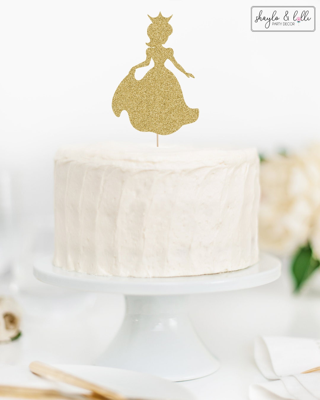 Princess Cake Topper, First Birthday Party Decorations, Baby Shower - Etsy