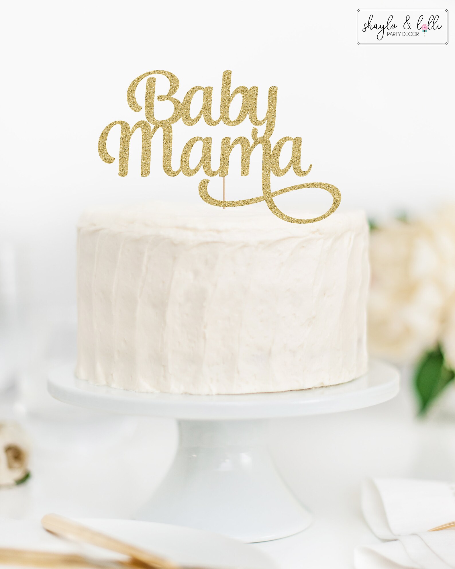 Baby Mama Cake Topper Baby Shower Decorations Baby - Etsy