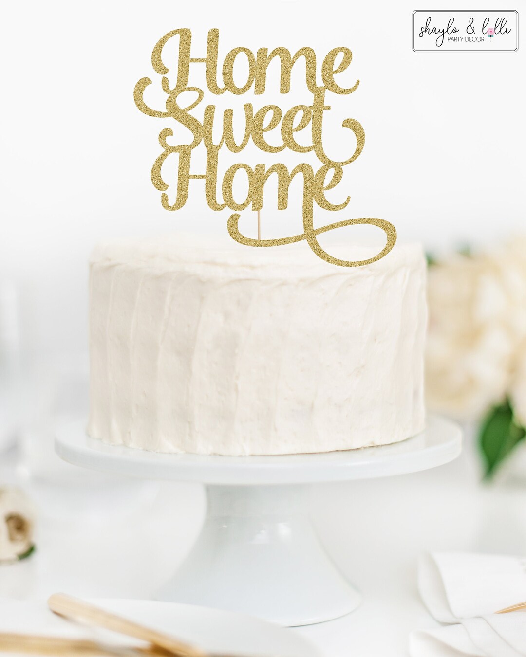 Home Sweet Home Cake Topper, Housewarming Party Decorations - Etsy