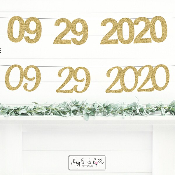 Save the Date Banner - Etsy