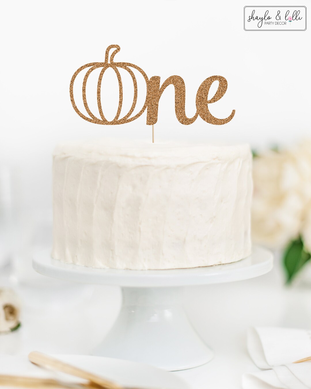 Pumpkin One Topper Cake Topper, Fall First Birthday Party Decorations ...