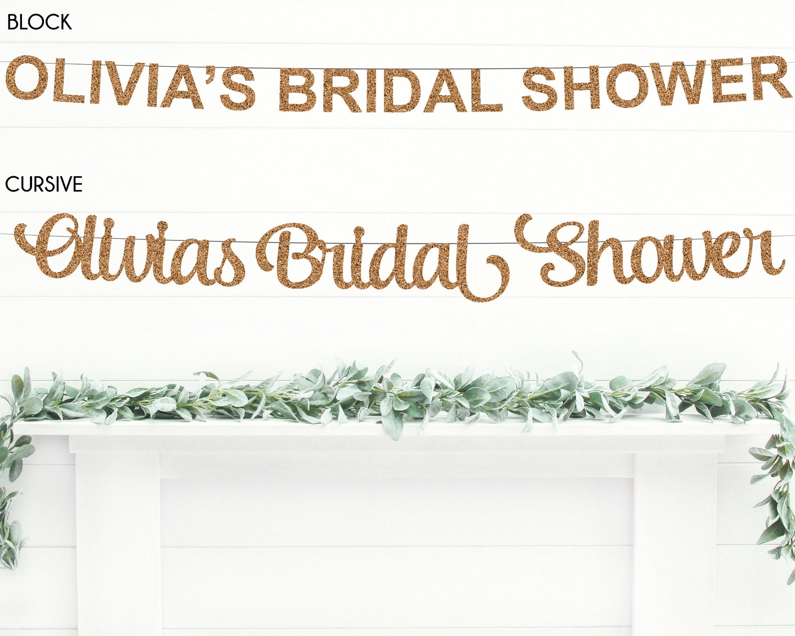 Custom Bridal Shower Banner Bridal Shower Decorations Name - Etsy