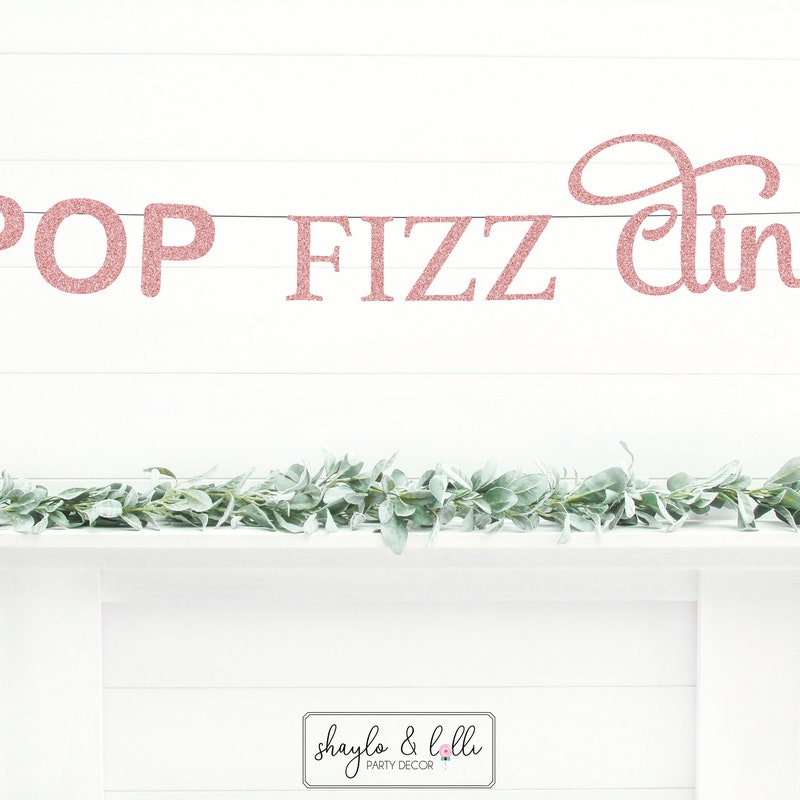 Pop Fizz Clink Sign - Etsy