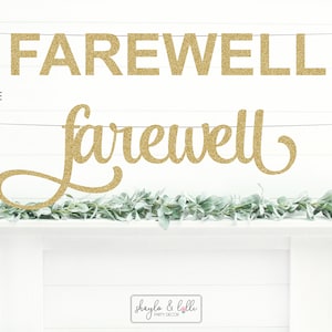 Farewell Banner, Retirement Party Decorations, Going Away Party - Etsy