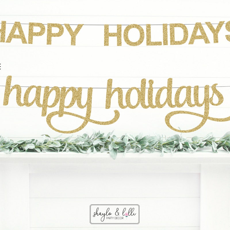 Holiday Banner - Etsy