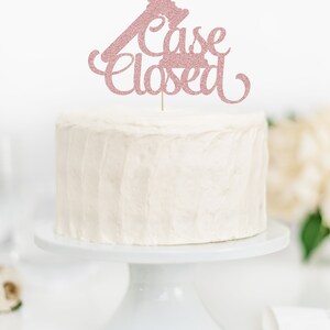Case Closed Cake Topper, Law School Graduation, Lawyer Retirement Party ...