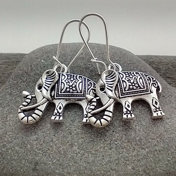 Elephant Earrings - Etsy